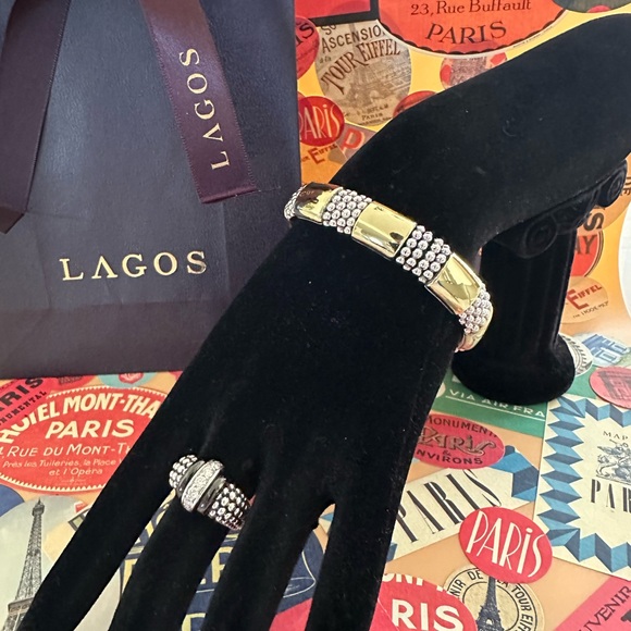 Lagos 18k Gold and Sterling Silver Bracelet | Jewelry | Lagos 8k Gold ...